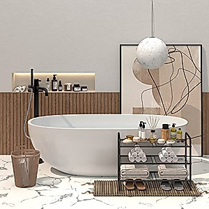 YMYNY Freestanding Shoe Racks, 3 Tiers Stackable & Adjustable Shoe Storage Shelf, Metal Wire Grid Shoe Organizer for 12-16 Pairs, for Entryway, Closet, Bedroom, Black, 26.8" L, UHXJ301B