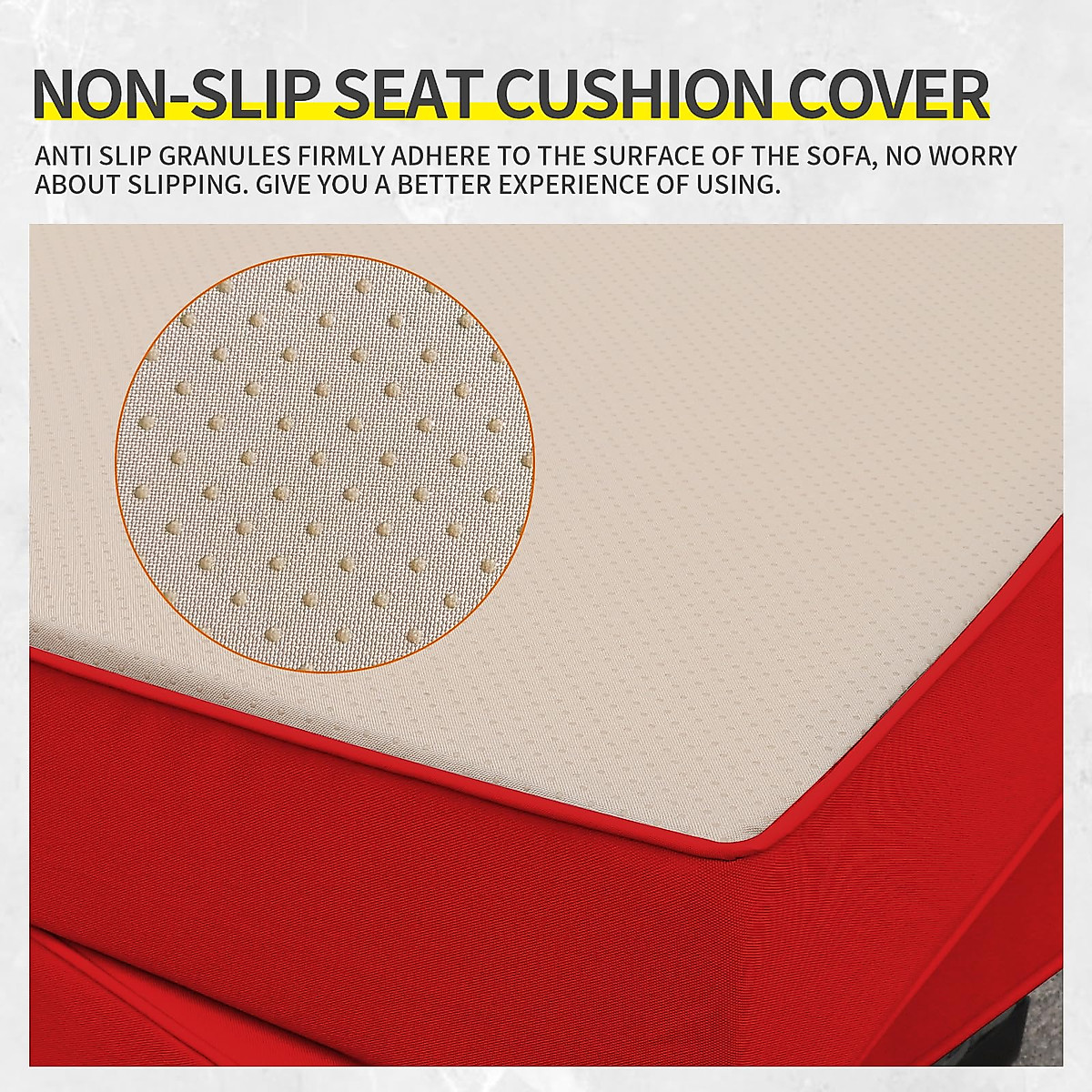 Lviden 7 Pieces Outdoor Patio Furniture Set, Black Wicker Sectional Couch, PE Rattan Conversation Sofa Set with Red Cushions and 5000 BTU Fire Pit Table