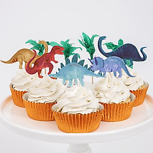 Meri Meri Dinosaur Kingdom Cupcake Kit (Pack of 24)
