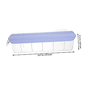 COLLBATH Wall-mounted Storage Box Sheer Panties House Socks Clear Drawers for Clothes Home Supply Sock Organizer Socks Wall Mounted Drawer Sock Hanging Box Wall Hanging Box for Underwear