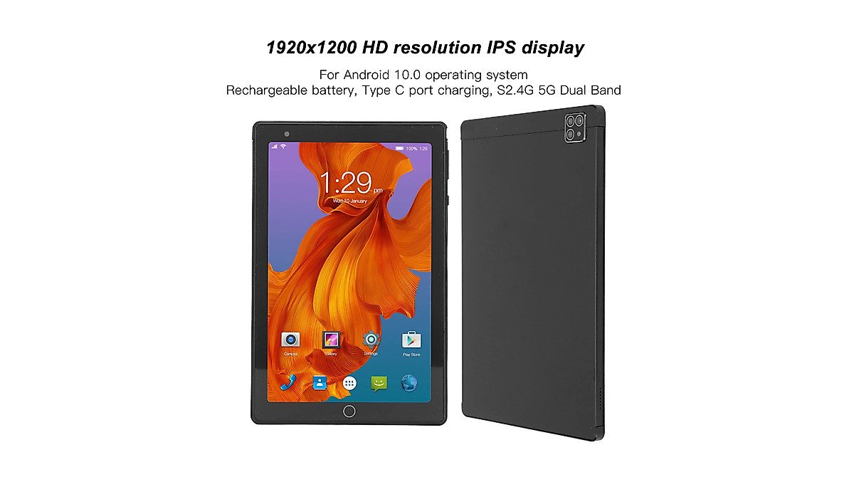 EBTOOLS 8 Inch Tablet - Powerful, Versatile & Eye-Care