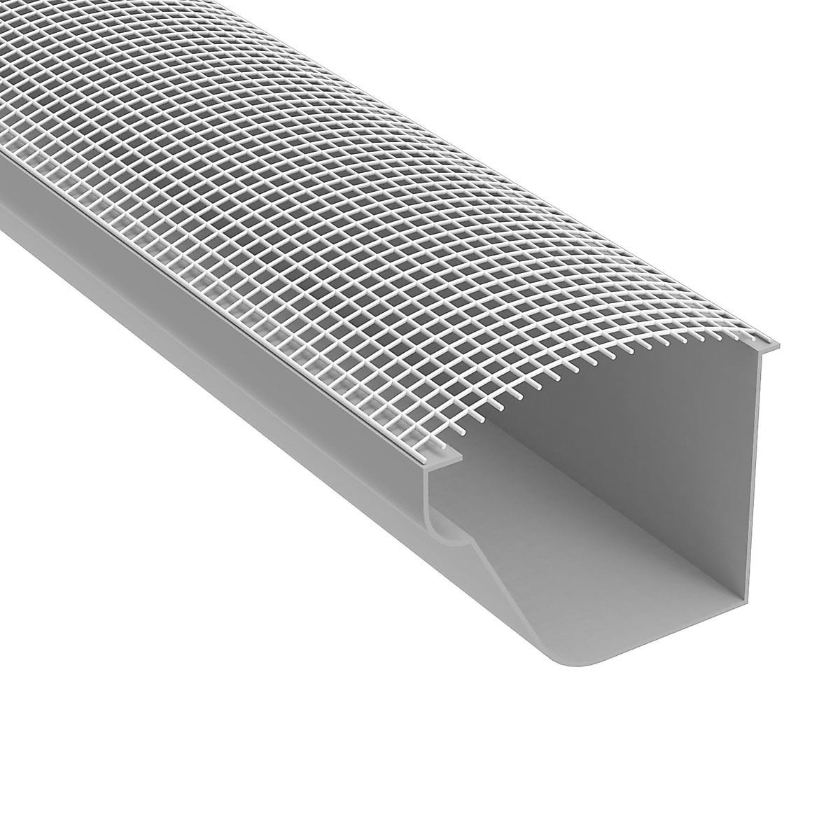 Powrocket Gutter Guard,4" 5" Leaf Protection Gutter Cover,30 Count Stainless Steel Mesh Gutter Covers,Prevents Roof Clogged Downspouts,Easy to DIY,Total Covers 96 Feet White