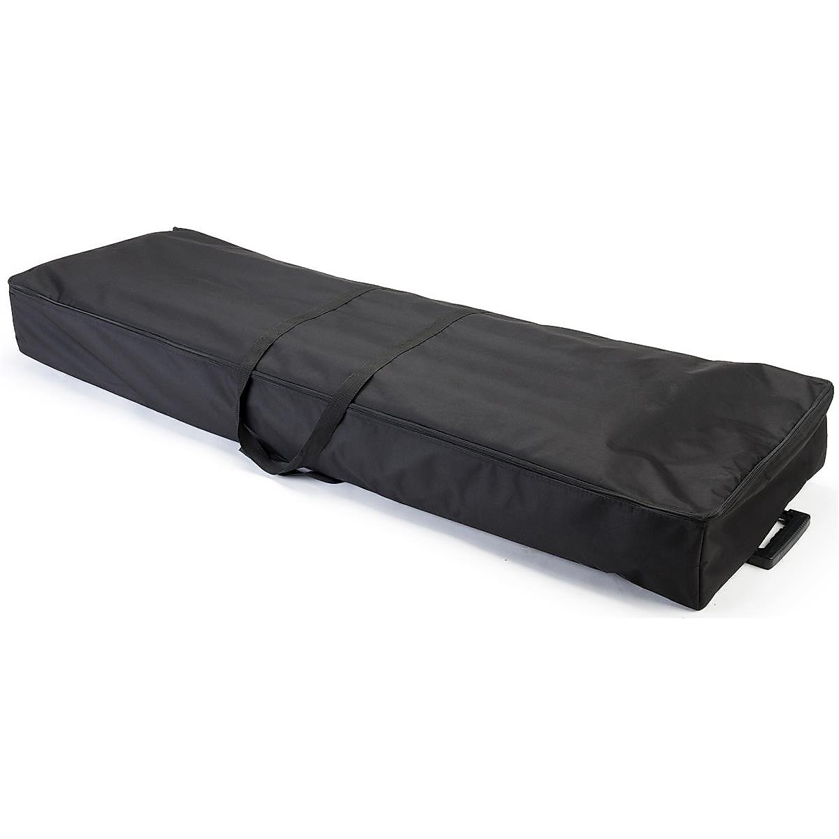 Displays2go, Rollable Carpet Black Carry Bag, Wheels, Aluminum and Canvas Construction - Black (SOCASE01)