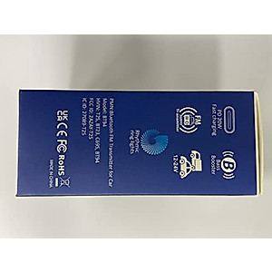 LENCENT Car FM Transmitter, Wireless Bluetooth 5.1 Radio Adapter Car Kit with Big Button, Type C PD 20W and QC3.0 18W Car Fast Charger, Bass Lossless Hi-Fi Sound Music Streaming, Wireless Call