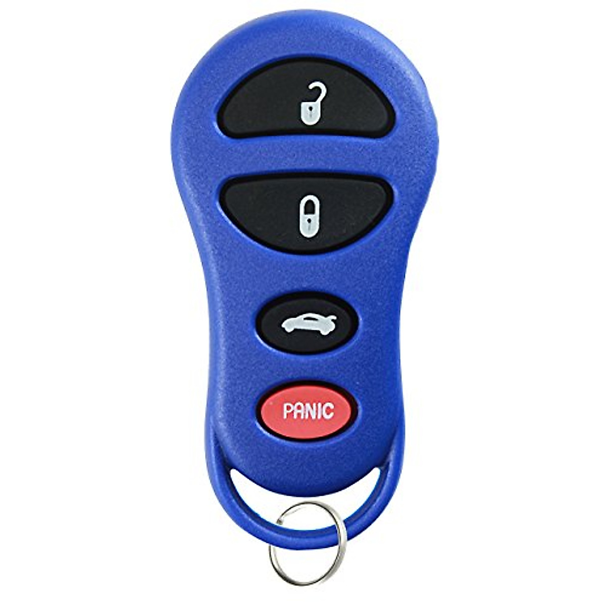 KeylessOption Keyless Entry Remote Control Car Key Fob Replacement for GQ43VT17T 04602260- Blue