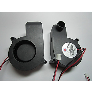 1 pcs Brushless DC Blower Fan 5028B 12V 2 Wires Black Color 50x28mm Ball-Bearing Skywalking