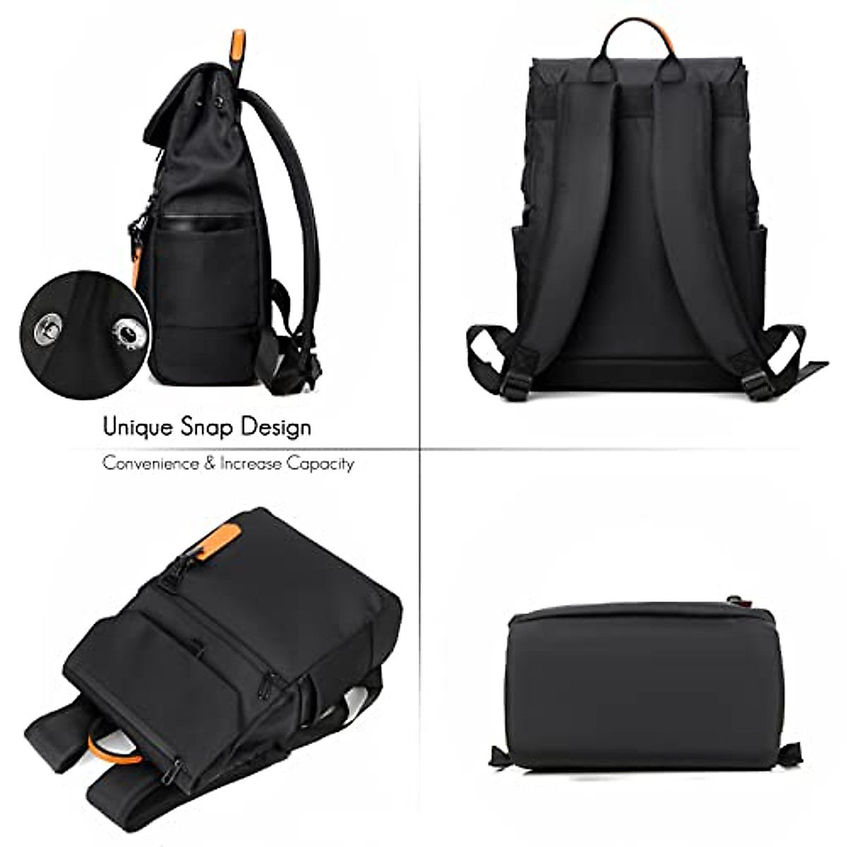 FANDARE Laptop Backpack Business Travel Laptop Backpack Bag with USB Charging Port Large Lightweight College High School Bag Work Bag Waterproof Nylon Camo