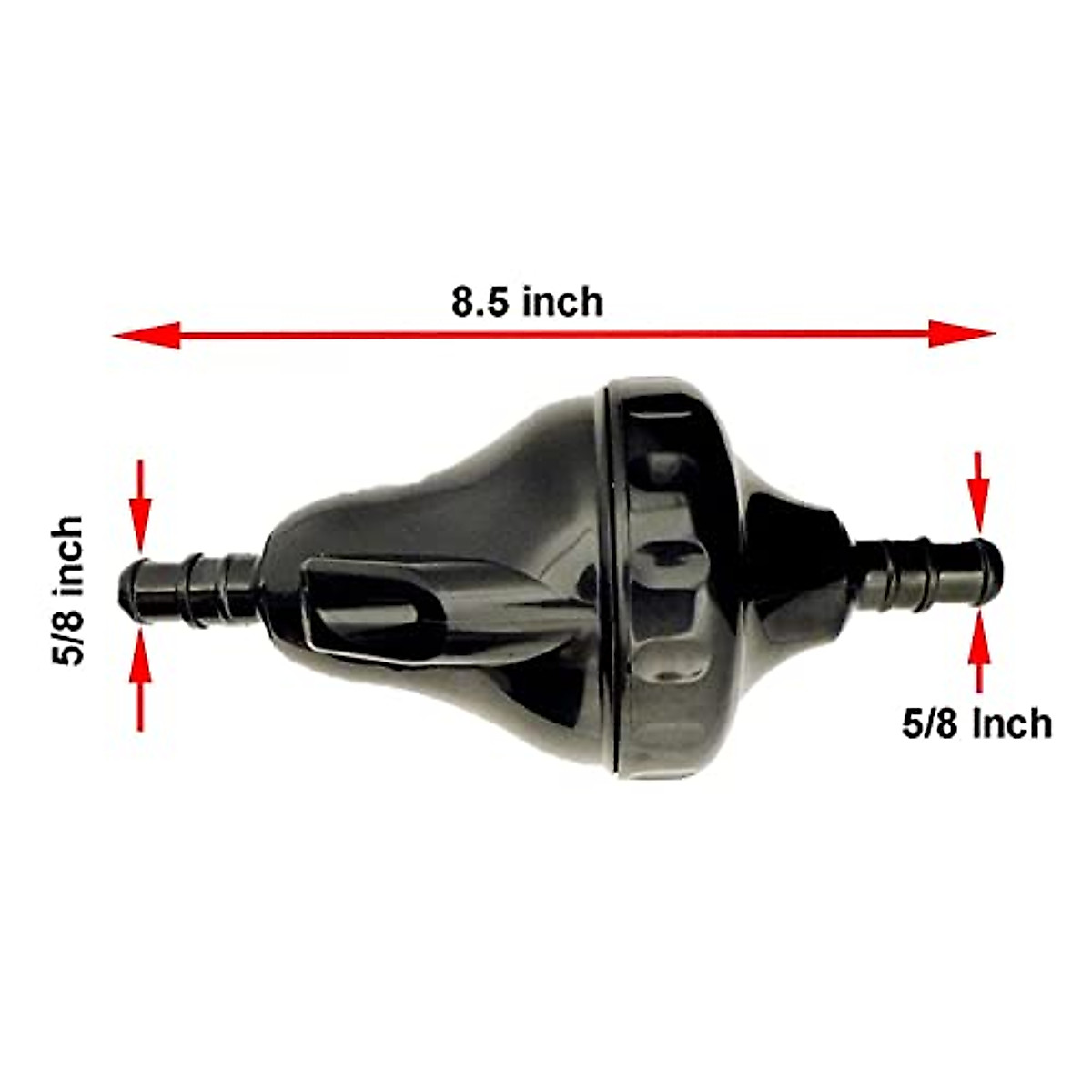 ATIE 3900 Sport, 280 Black Max F5B, TR35P Pool Cleaner Complete Backup Valve Kit G62 with 2 Hose Nut D16 Replacement for Zodiac Polaris 3900 Sport, 280 Black Max F5B, TR35P Pool Cleaners (Black)