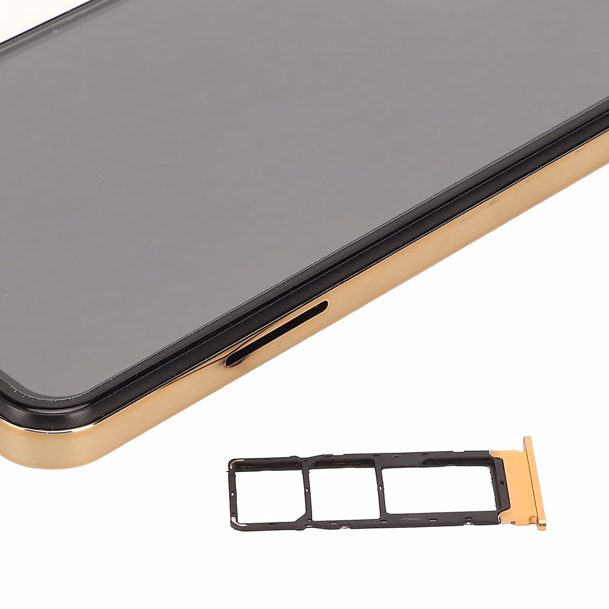 Tangxi i14pro Smartphone, MTK6580, 2.0GHz, 3500mAh Battery, 6.53 Inch HD Screen, 16MP Camera, with AI Battery Management, Face Unlock, GPS, Dual SIM Dual Standby (Gold)