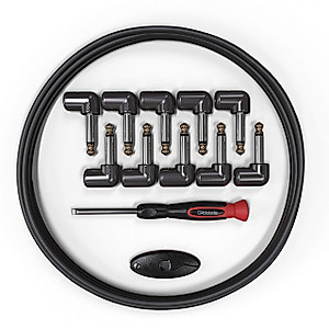 D'Addario Accessories PW-GPKIT-10 DIY Solderless Pedalboard Kit, 10 feet, 10 plugs