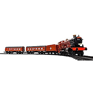 Lionel Battery-Operated Hogwarts Express Toy Train Set with Locomotive, Train Cars, Track & Remote with Authentic Train Sounds, & Lights for Kids 4+