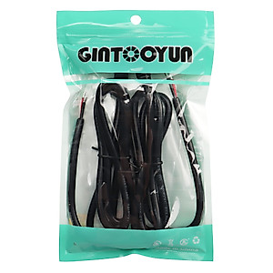 DC Power Pigtails Cable,3FT DC 5.5MM x 2.1MM Female Plug to Bare Wire Open End Power Wire Supply Repair Cable,16 AWG Barrel Connector Pigtail for CCTV Security Camera,DVR，LED Strip Light Etc-2 Pcs(F)