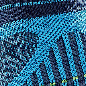 Bauerfeind Sports Ankle Support Dynamic - Ankle Compression Sleeve for Freedom of Movement - 3D AirKnit Fabric for Breathability - Premium Quality & Washable (S, Rivera)