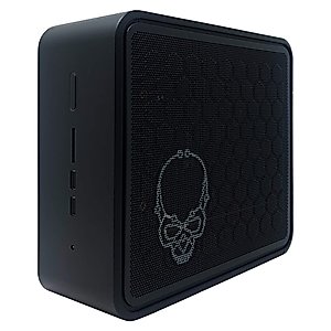 NUC Intel 9 NUC9i7QNX Ghost Canyon Gaming Mini PC - 9th Gen Intel Core i7-9750H up to 4.50 GHz CPU, 32GB RAM, 1TB (2 x 512GB) NVMe SSD, Intel UHD Graphics 630, Thunderbolt 3, Wi-Fi 6, Windows 10 Pro