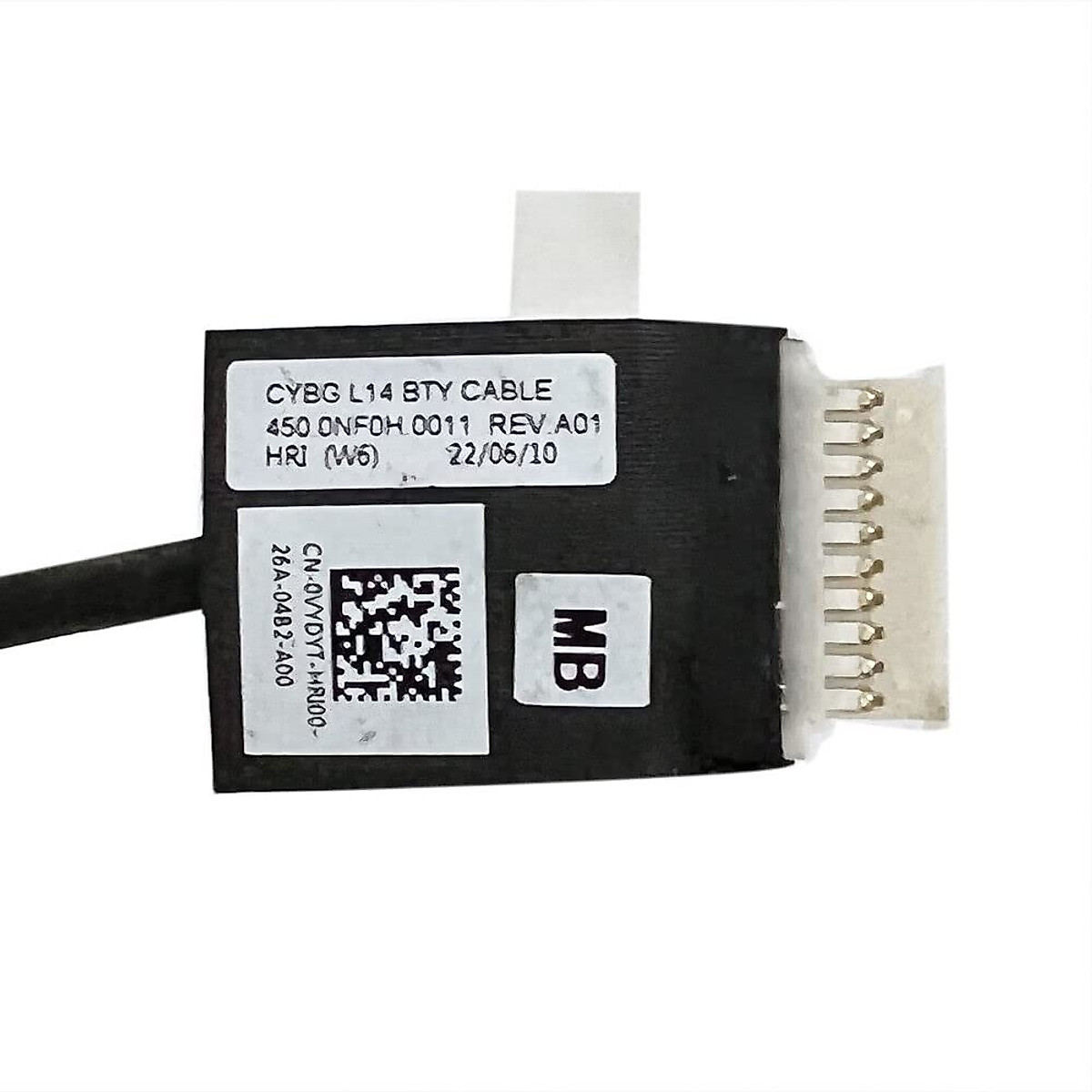 Huasheng Suda Battery Power Cable Connector Line/Wire Replacement for Dell Latitude 3520 3521 3420 E3420 E3520 07VDCD VYDYT 0VYDYT 450.0NF0H.0001 450.0NF0H.0011 450.0NF0C.0001 Battery Cable