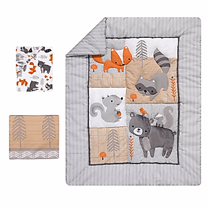 Bedtime Originals Acorn 3-Piece Crib Bedding Set