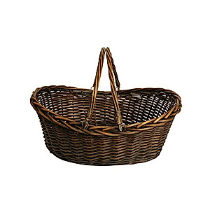 Wald Imports 1001-LG 19.5 in. Dark Willow Basket