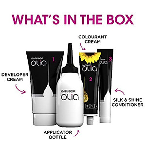 Garnier Olia Very Light Blonde Permanent Hair Dye, No Ammonia for A Pleasant Scent, Up To 100% Grey Hair Coverage, Maximum Colour Performance, 60% Oils - 10.0 Very Light Blonde