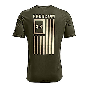 Under Armour Men's Standard New Freedom Flag T-Shirt, Marine OD Green (390)/Black, XX-Large Tall