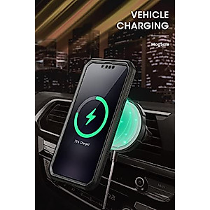 SUPCASE Unicorn Beetle Pro Mag Case for iPhone 13 Pro Max (2021 Release) 6.7 Inch, Compatible with MagSafe Full-Body Rugged Belt-Clip Case with Built-in Screen Protector & Kickstand (Space Gray)