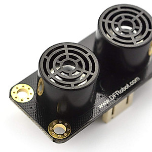 Gravity: URM09 Ultrasonic Sensor for Fast Ranging, Obstacle Avoidance Applications, Temperature Compensation and Analog Output - 2-500cm Measuring Range, Compatible with Arduino and Raspberry Pi