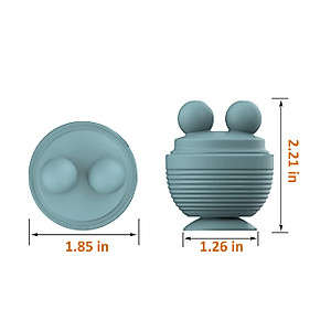 2 Pack Universal Bathtub Plug, Silicone Bathtub Stopper, Bathtub Drain Stopper Plug for Kitchen Bathtub Sink Drains (Blue)