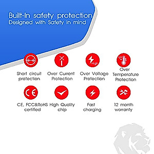 Battery Replacement for Cordless Phone Cisco 8800 Part Number Cisco 74-102376-01 CP-BATT-8821 GP-S10-374192-010H 2400mAh / 9.12Wh 3.8v Li-Polymer Black LIONX