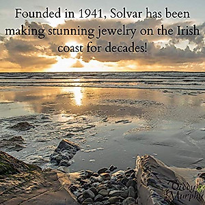 Solvar Sterling Silver Ladies Claddagh Wishbone Ring Sz 7