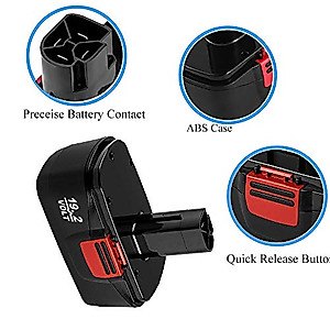 [Upgraded to 3.6Ah] 2 Pack Replacement Battery Compatible with Craftsman 19.2 Volt Battery C3 DieHard 130279005 130279003 130279017 315.115410 315.113753 315.11485 1302350211323903 1323517 120235021