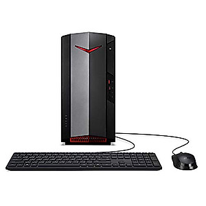 Acer Nitro 50 N50-620-UR11 Gaming Desktop | 11th Gen Intel Core i5-11400F 6-Core Processor | NVIDIA GeForce GTX 1650 | 8GB DDR4 | 512GB NVMe M.2 SSD | Intel Wi-Fi 6 AX201 | Keyboard and Mouse