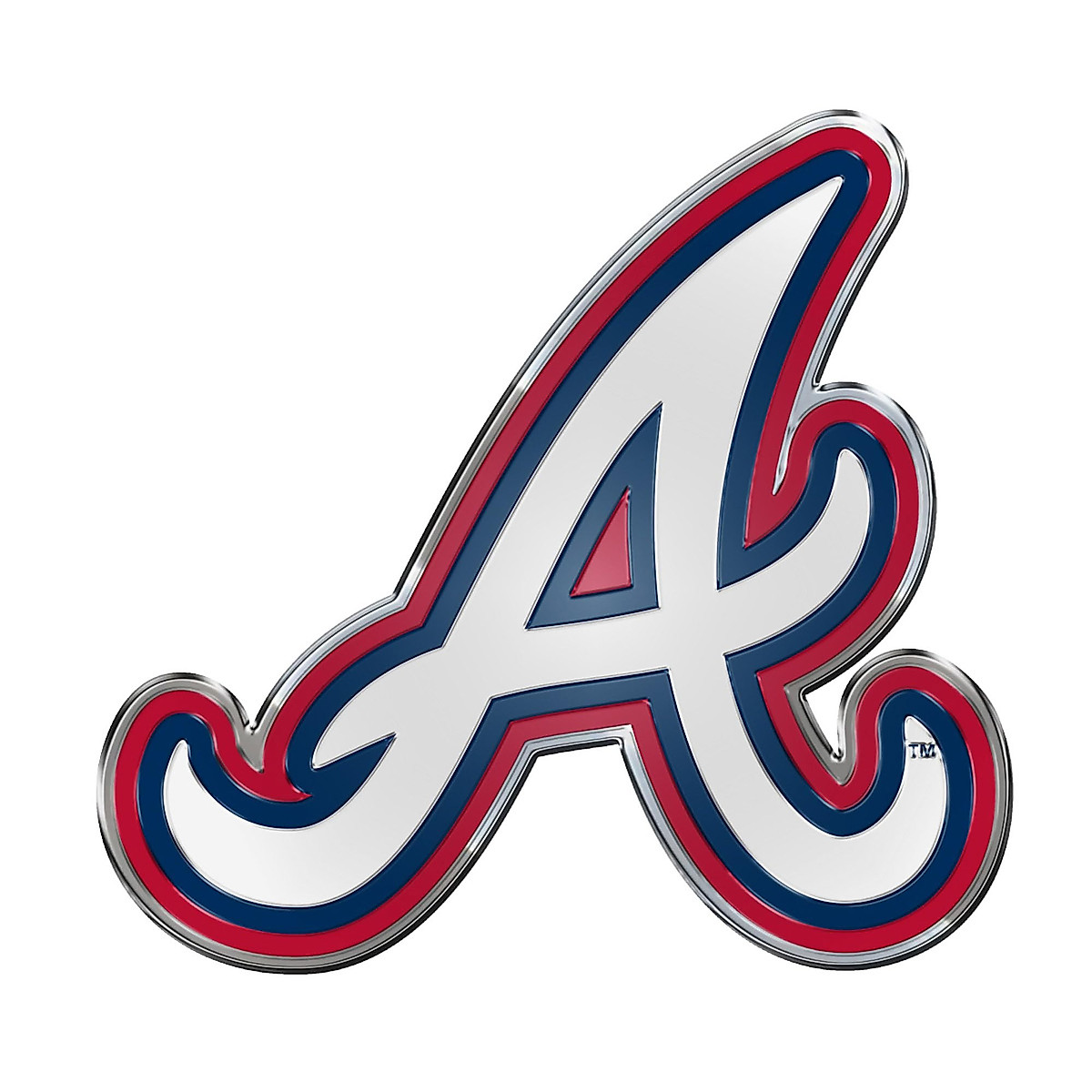 FANMATS 60396 - MLB - Atlanta Braves Embossed Color Emblem | A Cap Logo