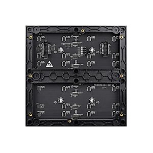 Waveshare RGB Full-Color LED Matrix Panel 3mm Pitch 64×64 Pixels 4096 Individual RGB LEDs Adjustable Brightness Compatible with Raspberry Pi