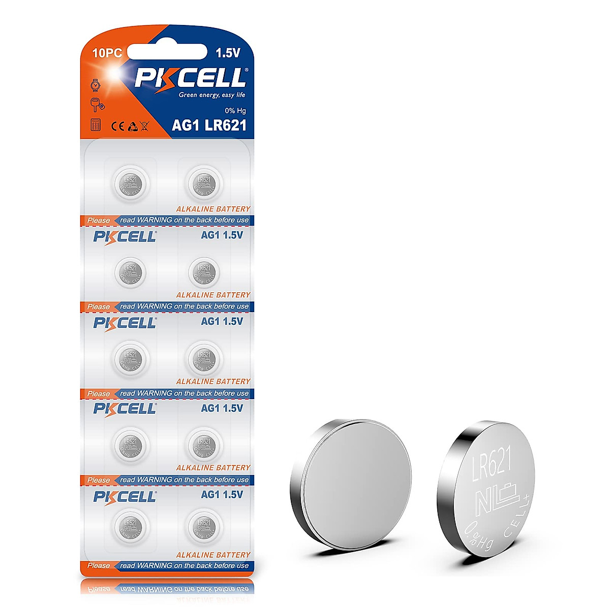 AG1 364A LR60 SR60 LR621 SR621, SR621SW, 364, 164 Alkaline Button Cell 1.5v Batteries 10Pcs