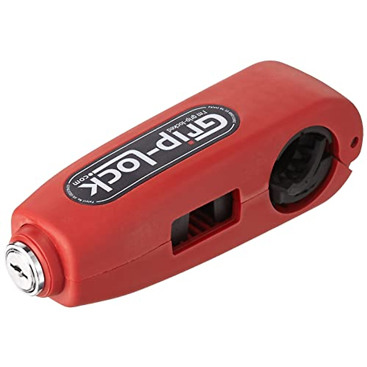 Grip-Lock GLRed Red Motorcycle and Scooter Handlebar Security Lock
