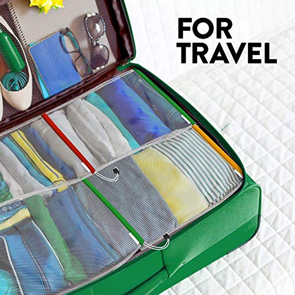 Mesh Laundry Bag for Delicates- 3 Pack 12”x10” Mesh Bag - Reusable Produce Bags - Small Nylon Mesh Laundry Bag for Vegetables, Garments, Grocery - Wash Organizer Bag for Washing Machine