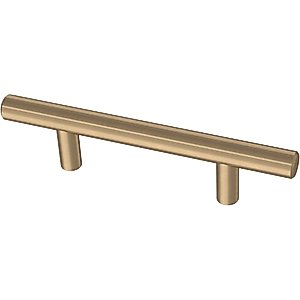 Franklin Brass Bar Cabinet Pull, Champagne Bronze, 3 in (76mm) Drawer Handle, 10 Pack, BAR076Z-CZ-B