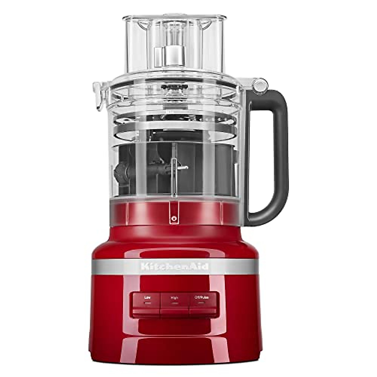 KitchenAid 13-Cup Food Processor, Empire Red & Variable Speed Corded Hand Blender - KHBV53