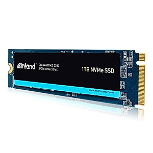 INLAND Premium 1TB SSD 3D TLC NAND M.2 2280 PCIe NVMe 3.0 x4 Internal Solid State Drive, Read/Write Speed up to 3100MB/s and 2800MB/s, 1600 TBW
