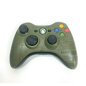 Halo 3 ODST Special Edition Green Controller, Compatible with Microsoft Xbox 360 - (Shipped in Bulk Packaging) (Renewed)