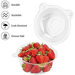 Yosoo Cupcake Containers 100Pcs Transparent PP Cups Single Muffin Cup Boxes Cakes Holder Patty Container Baking Carriers Single Cup Size 10 x 8cm / 3.94 x 3.15inch