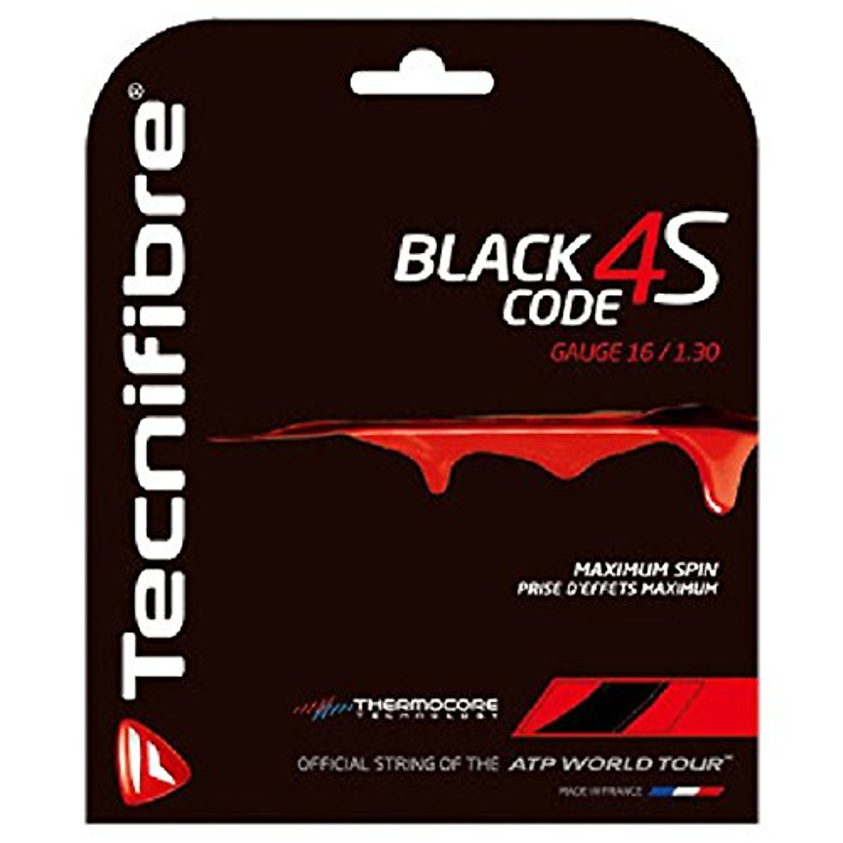 Tecnifibre Black Code 4S (16-1.30mm) String Set