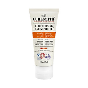 CURLSMITH - Curl Defining Styling Soufflé - Vegan Medium Hold Styling Gel for Wavy, Curly and Coily Hair (2oz) Trial or Travel Size