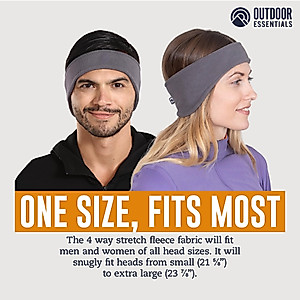 OutdoorEssentials Ear Warmer Headband for Women - Winter Ear Muffs, Running Ear Warmer - Sports Fleece Headbands for Women