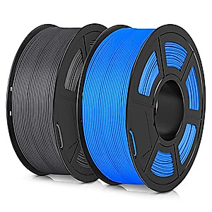 SUNLU 3D Printer Filament PLA Matte 1.75mm, Neatly Wound Filament, Smooth Matte Finish, 1kg Spool (2.2lbs), 330 Meters, Matte Blue& Grey