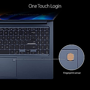 ASUS VivoBook 15X OLED Laptop, 15.6 inch OLED Display, AMD Ryzen 5 5600H CPU, AMD Radeon GPU, 8GB RAM, 512GB SSD, Windows 11 Home, Quiet Blue, M1503QA-ES52