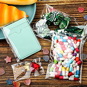 Geyoga 240 Pieces 4 Size Clear Plastic Cello Bag Resealable Self Sealing Cellophane Bag for Candy Cookies Decorative Wrapper (3 x 5 Inch, 4 x 6 Inch, 5 x 7 Inch, 6 x 9 Inch)