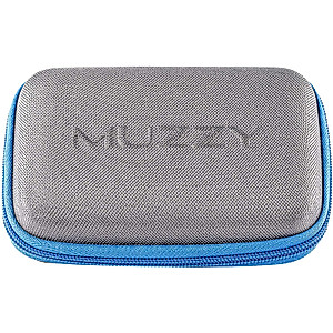 Muzzy Broadheads and Accessory Case, Grey/Blue (601)