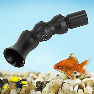 TOPINCN Aquarium Duck Flat Nozzle Flexible 360°Rotatable Duckbill Water Outlet Plastic Aquarium Water Outlet Duckbill Nozzle Pipe End Outflow Pump End Plumbing Fitting(25mm-Tornado)