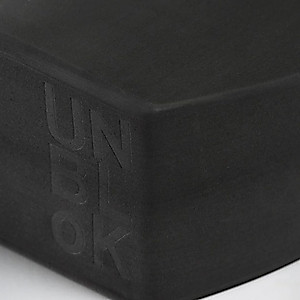 Manduka Yoga Recycled Foam Block - Yoga Prop and Accessory, Comfortable Edges, Lightweight, Firm, Non Slip Recycled Foam, Thunder Grey, 9" x 6" x 4" (22.5 x 15 x 10 cm)