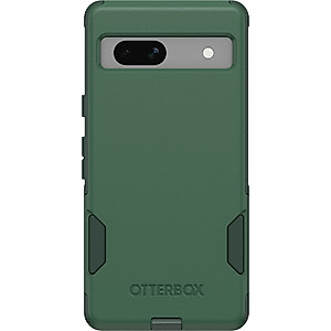 OtterBox Google Pixel 7A Commuter Series Case - TREES COMPANY (Green), slim & tough, pocket-friendly, with port protection